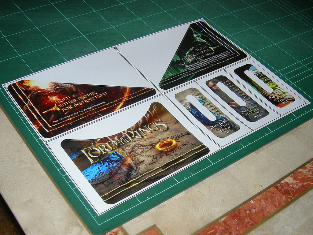 "The Lord of the Rings Custom Pinball Apron Set4" designed by Mikonos ...