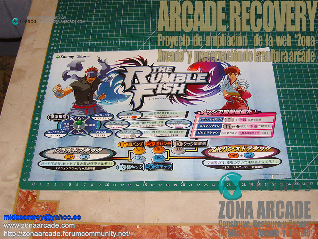 Original "THE RUMBLE FISH (ザ・ランブルフィッシュ) MARQUEE/FLYER/MINPOSTER" (SAMMY ...