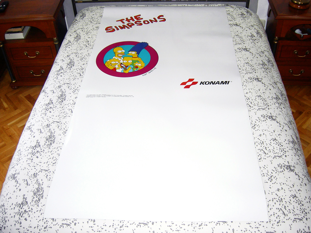 "The Simpsons U.K. Complete Arcade Artwork Set" (KONAMI) customized and ...