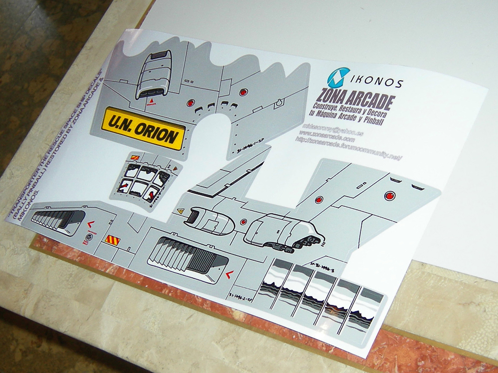 "Transporter The Rescue Space Ship Decals, Ramp Decal and X-Celerator ...