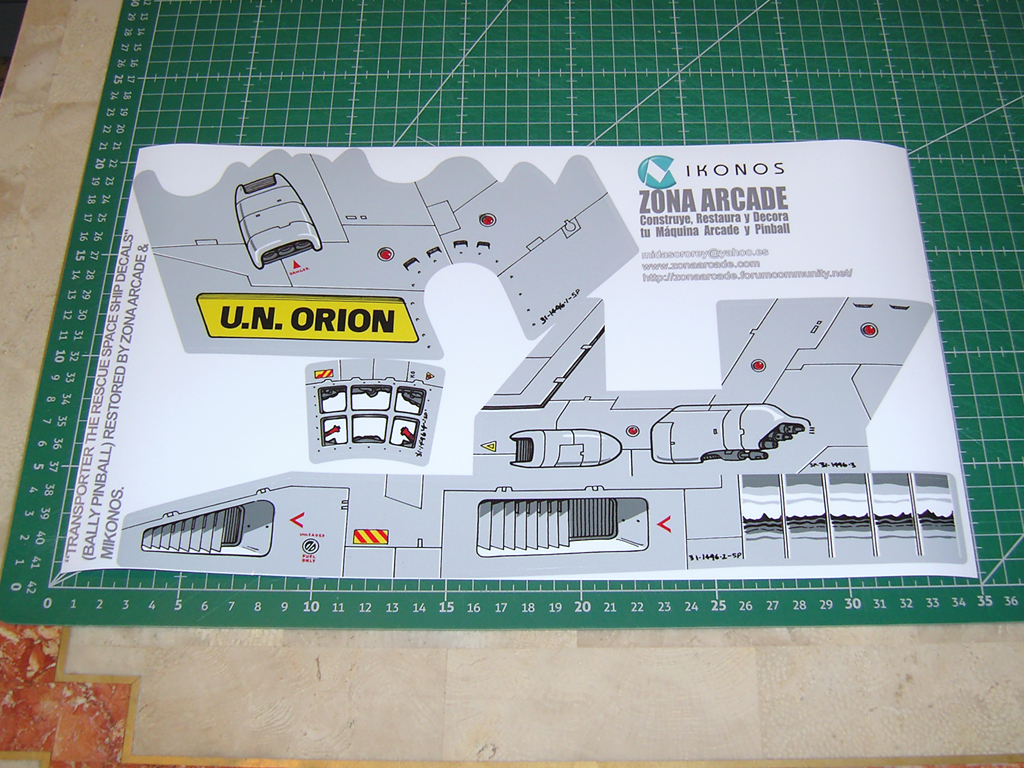 "Transporter The Rescue Pinball Orion Starship Ship, Drop Targets ...