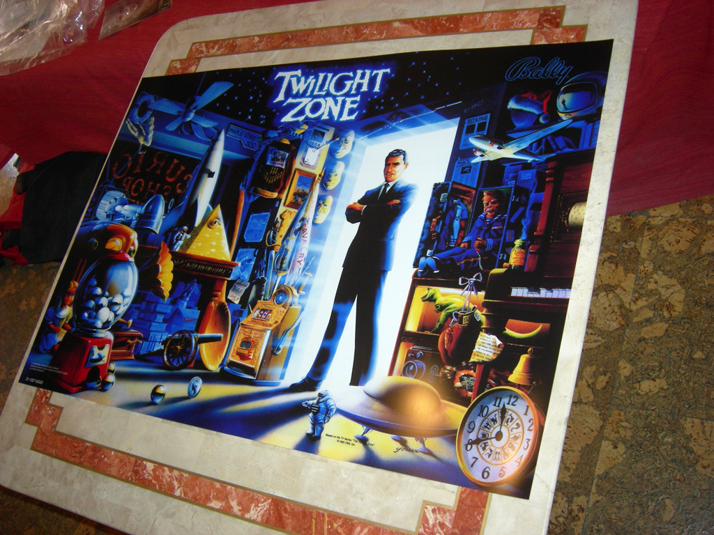 "Twilight Zone Pinball Translite" (BALLY) impreso en backlite HQ para ...