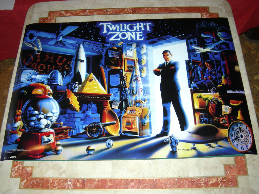 "Twilight Zone Translite" (BALLY) impreso en backlite High Quality para ...