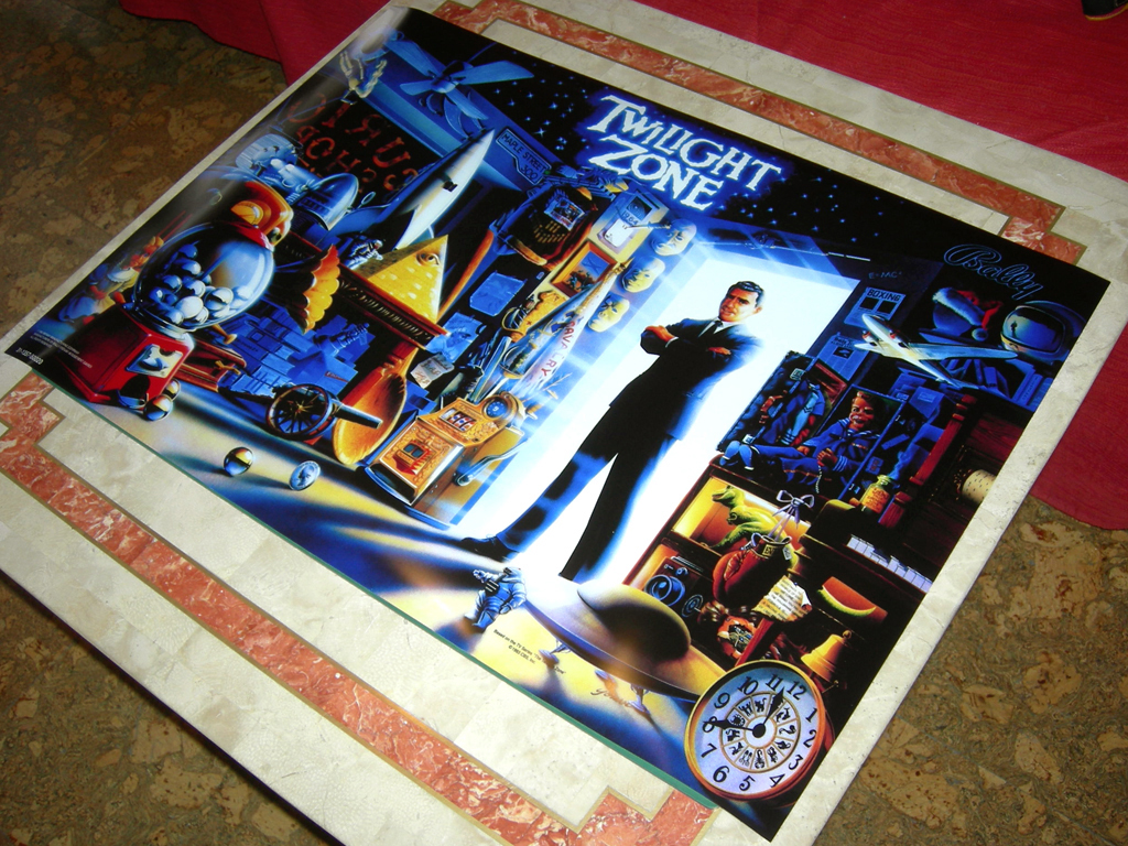 "Twilight Zone Translite" (BALLY) impreso en backlite High Quality para ...