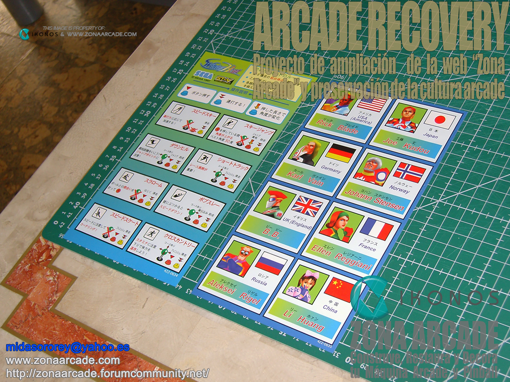 Original "WINTER HEAT (ウィンターヒート) INSTRUCTION CARDS FOR MARQUEE 422-0634 ...