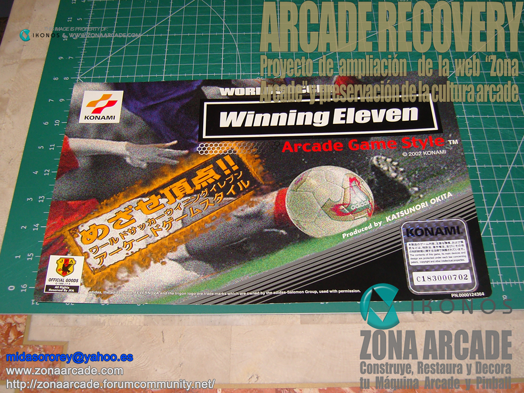 Original "WORLD SOCCER WINNING ELEVEN 2002 MARQUEE/BIG FLYER/MINPOSTER ...