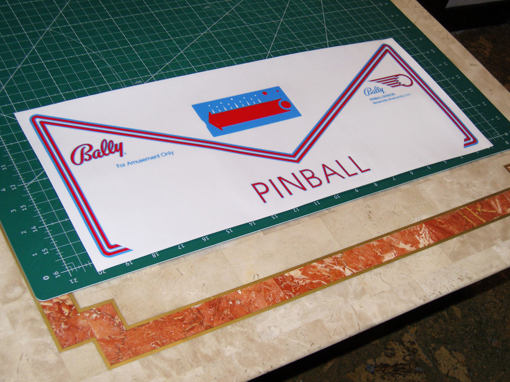 "XENON PINBALL APRONS" (BALLY) artwork files restored in Zona Arcade