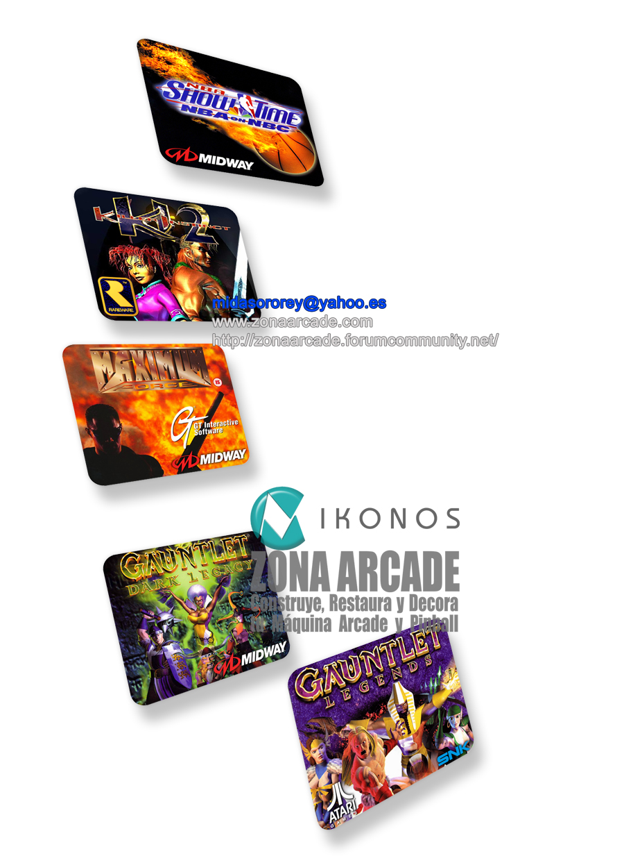 "Arcade Games Fash Card Label Stickers" para "Tovar"
