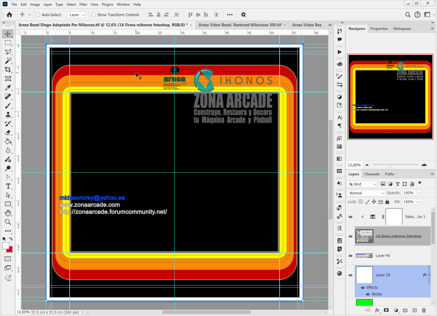 "Bezel Aresa adaptado" (ARESA) diseñado de acuerdo a medidas ...