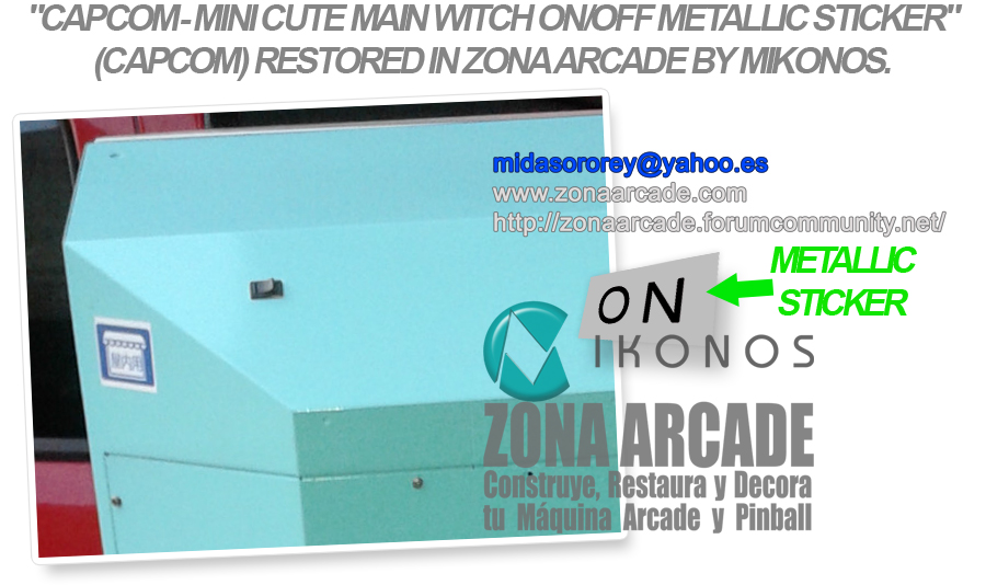"CAPCOM MINI CUTE ARCADE CABINET" (CAPCOM) All Arcade Artwork Decals ...