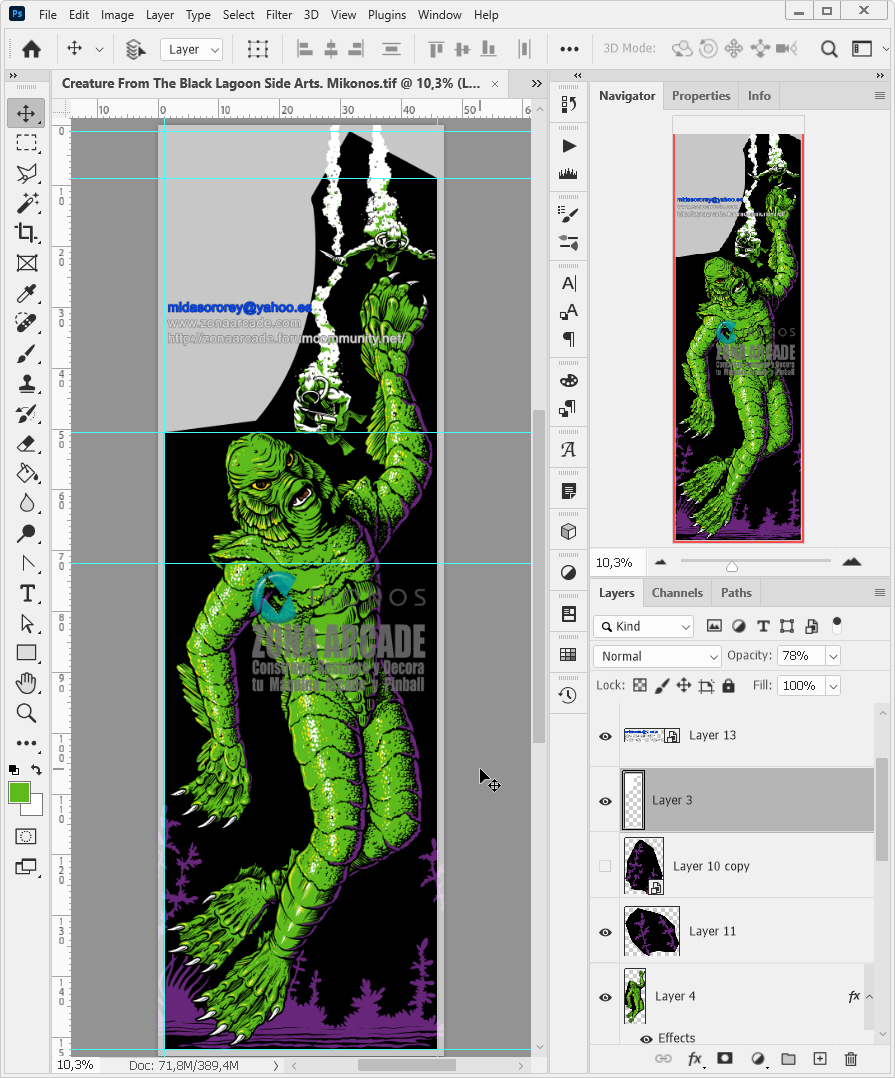 "Creature from The Black Lagoon Arcade Cabinet" proyecto de decoración ...