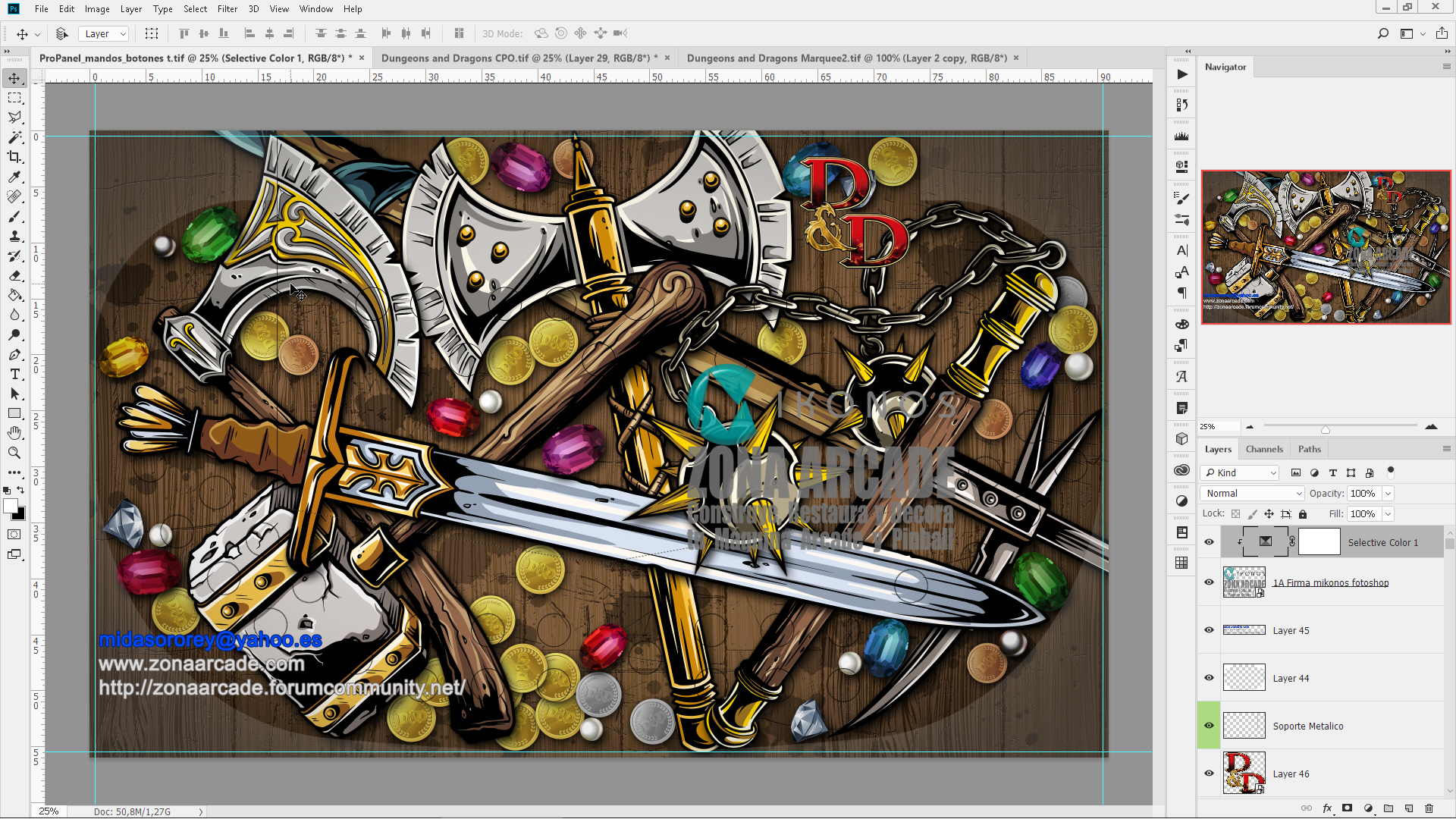 "Dungeons and Dragons Custom Arcade Artwork Set" para la máquina ...