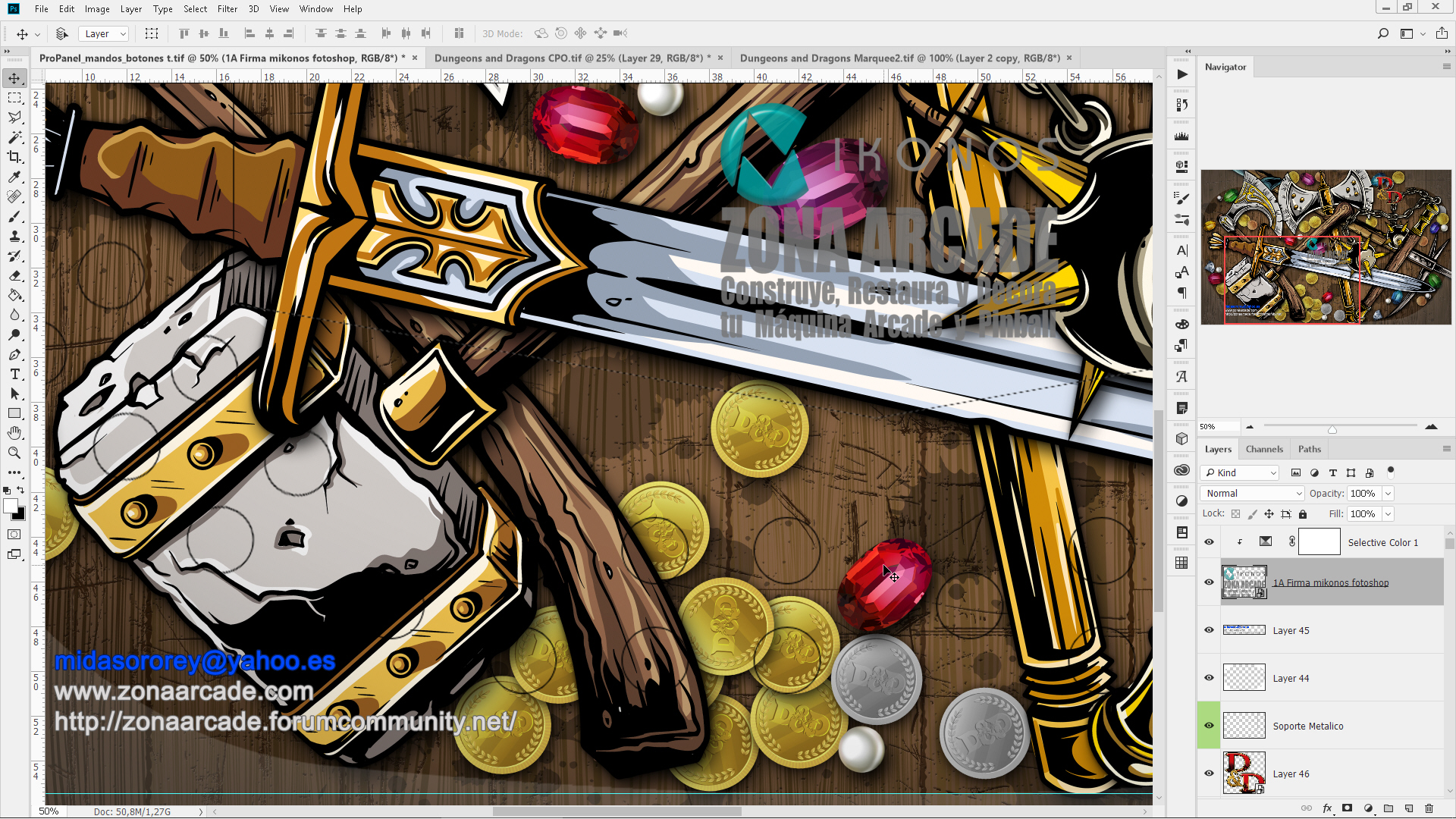 "Dungeons and Dragons Custom Arcade Artwork Set" para la máquina ...