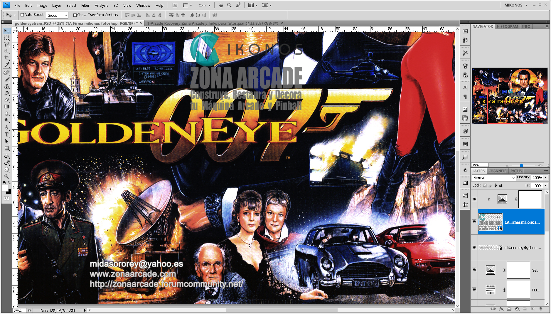 "GOLDENEYE PINBALL TRANSLITE" (SEGA). Restored by Zona Arcade & Mikonos