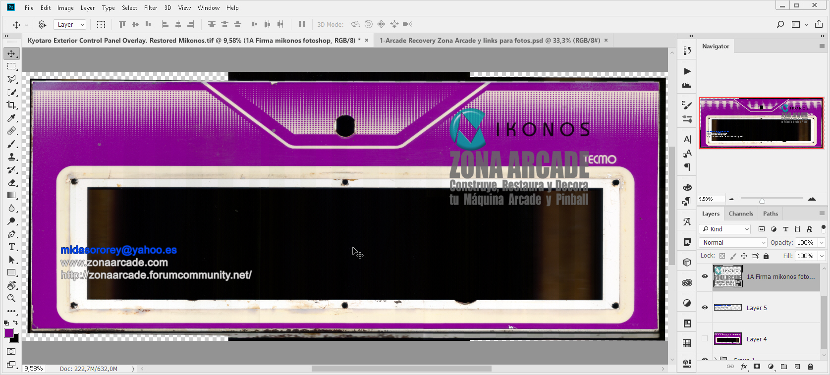 "KYOTARO CONTROL PANEL OVERLAY SURROUNDINGS" (TECMO) arcade artwork ...