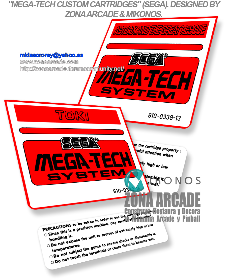 "The Lion King and Aladdin Custom Mega-Tech Cartridge Labels" designed by Mikonos