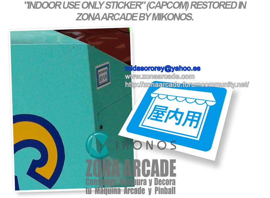"CAPCOM MINI CUTE ARCADE CABINET" (CAPCOM) All Arcade Artwork Decals ...