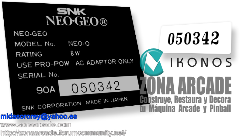 "Neo Geo AES Serial Stikers" (SNK) customized for "nicolas.marcot" user
