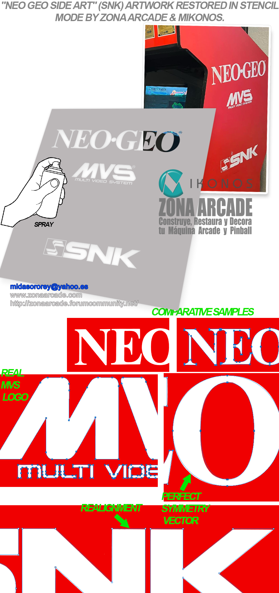 "NEO GEO MAIN SIDE ARTS WITH REAL LOGOS OF NEO GEO, MVS AND SNK" (SNK ...