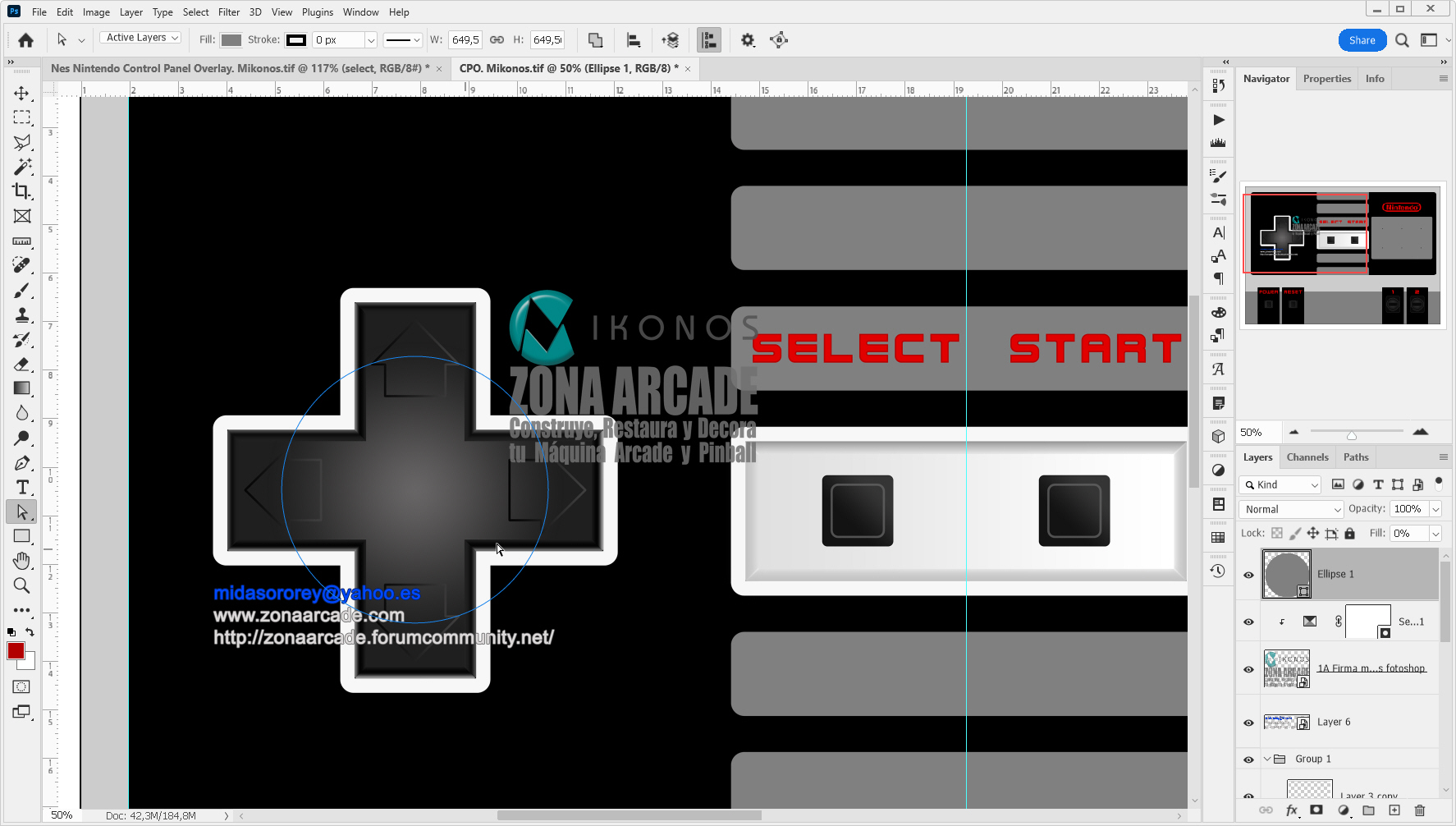 "Nintendo Nes Arcade artworks for Bartop". Project for "vietscong" user