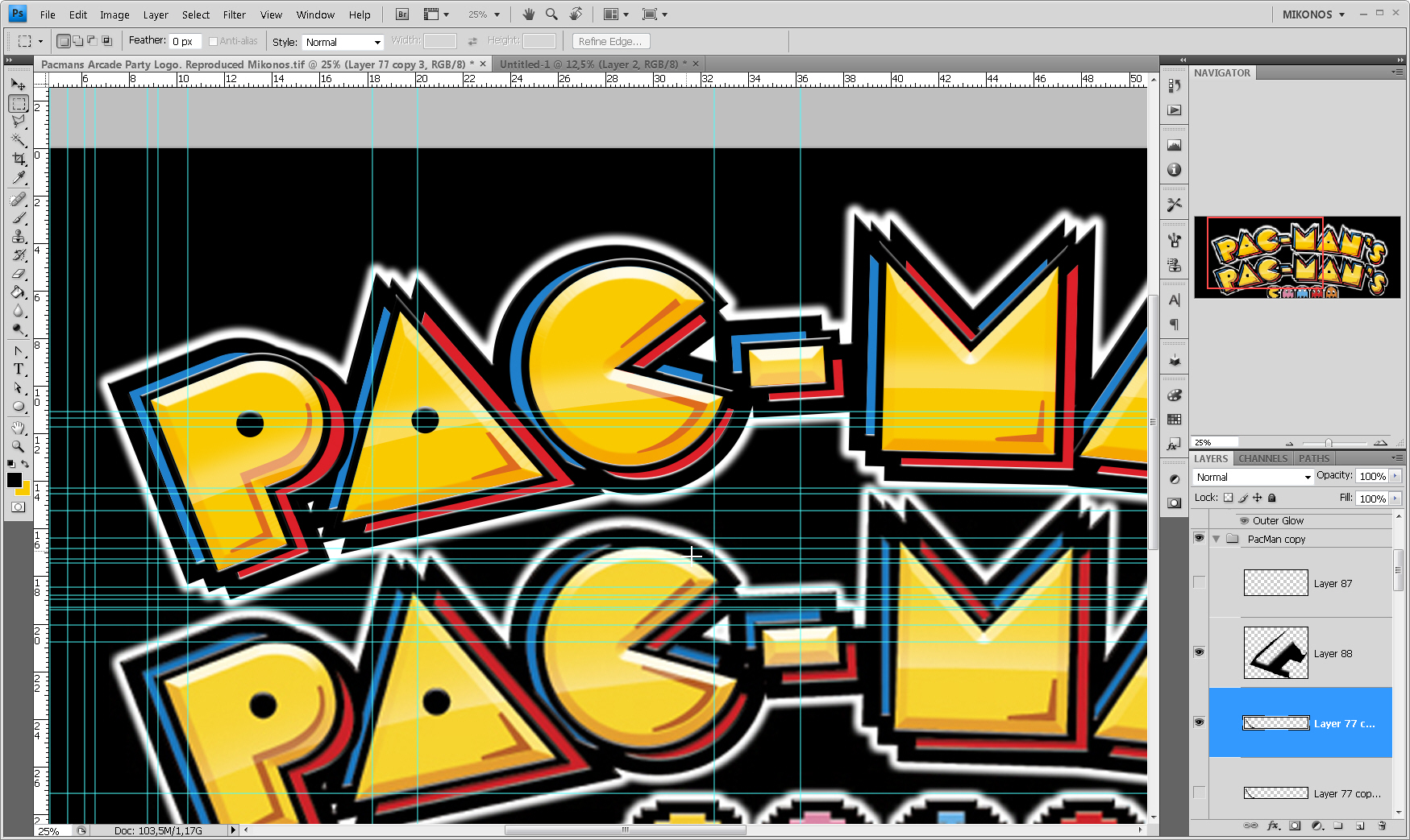 "PAC-MAN´S ARCADE PARTY ARTWORKS" (NAMCO) in reproduction process by ...