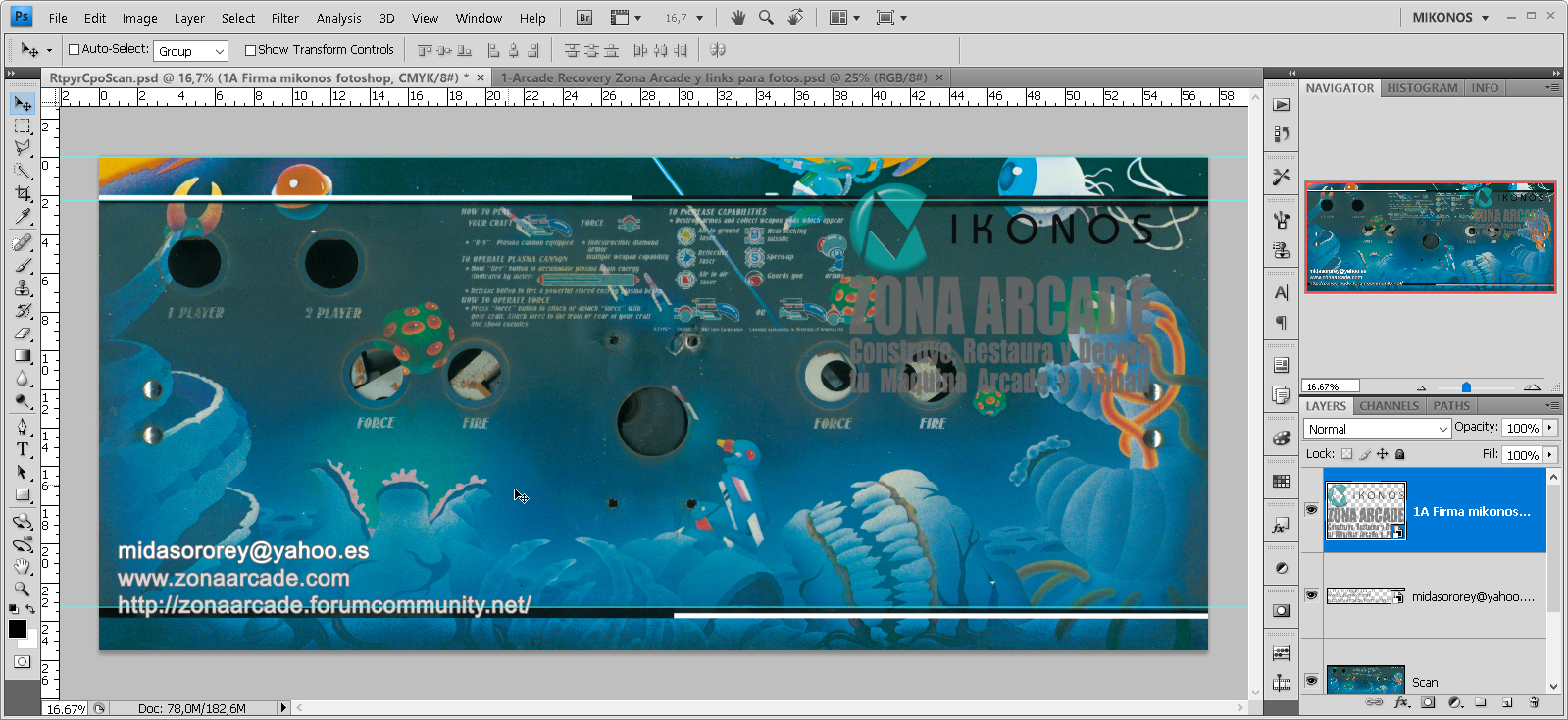 "R-TYPE CONTROL PANEL OVERLAY" (NINTENDO) in restoration process by ...