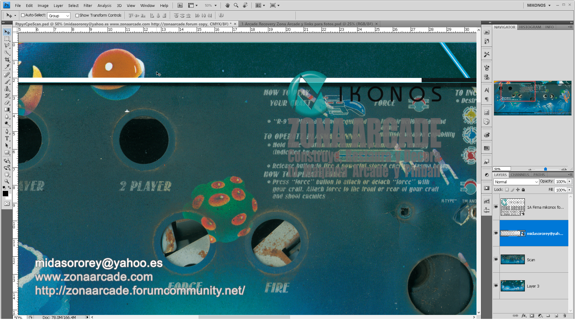 "R-TYPE CONTROL PANEL OVERLAY" (NINTENDO) in restoration process by ...