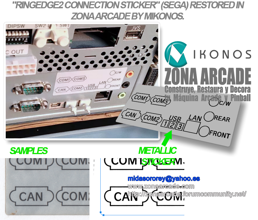 "RINGEDGE 2 CONNECTION STICKER" (SEGA) arcade file scanned and restored ...