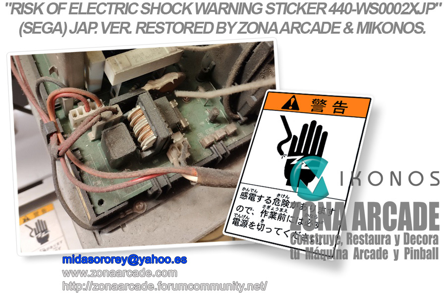 "NAOMI UNIVERSAL CABINET" (SEGA) - All Arcade Artwork Decals and Small ...