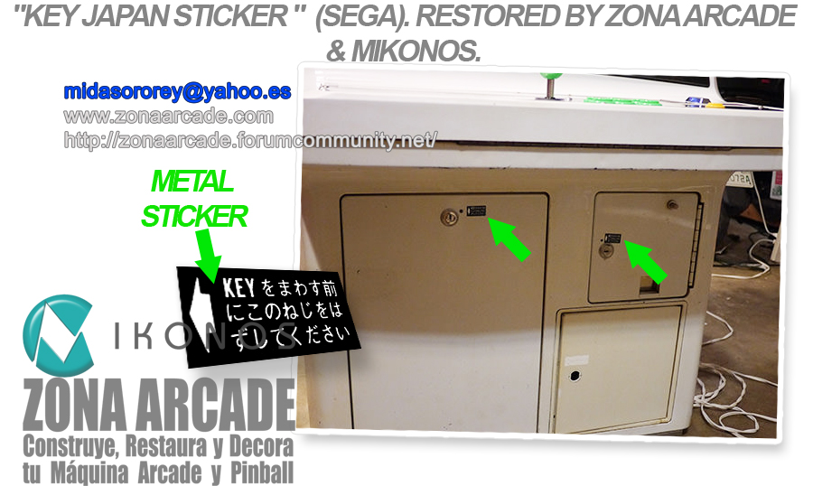 "(NEW) ASTRO CITY CABINET" (SEGA) All Arcade Artwork Decals and Small Stickers in Zona Arcade Site