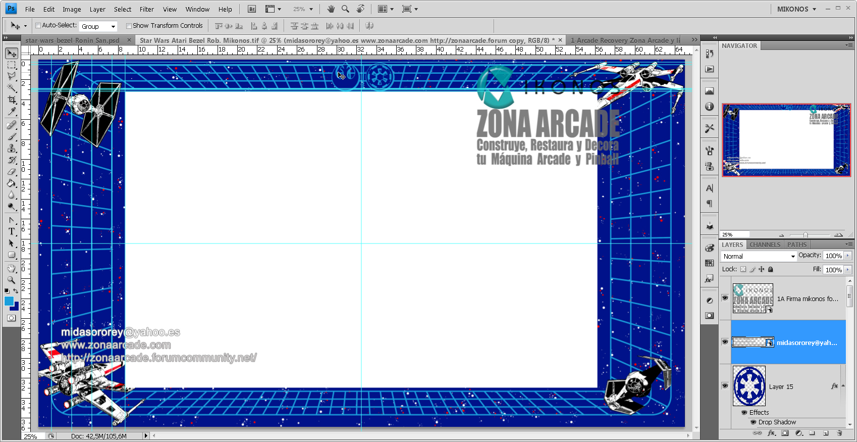 "Star Wars Atari Bezel" Adaptation for Rob´s bartop