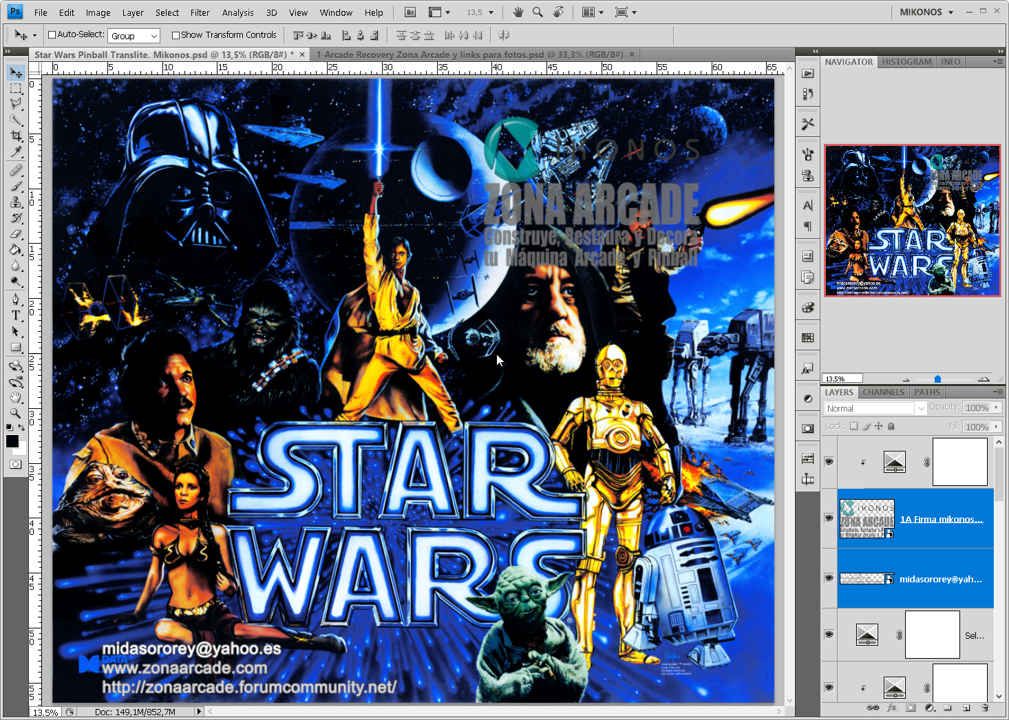"STAR WARS PINBALL TRANSLITE" (DATA EAST). Restored by Zona Arcade ...