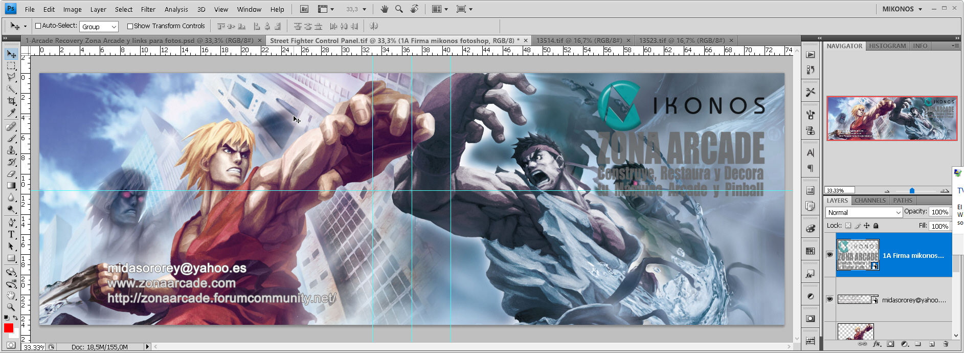 Proyecto de decoración "Street Fighter Custom" para el usuario "Natalia"
