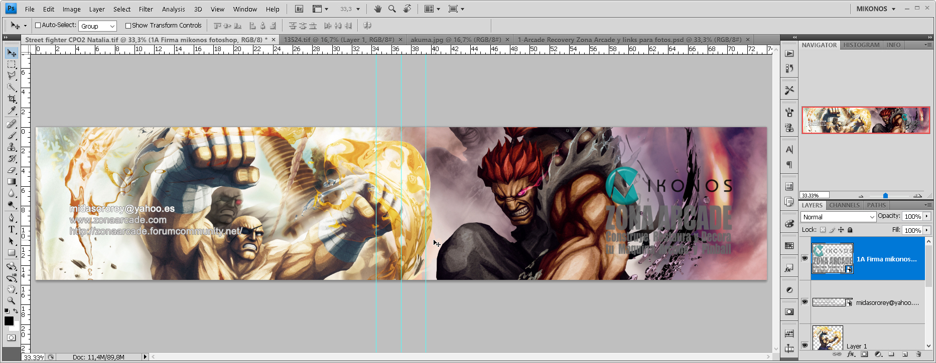 Proyecto de decoración "Street Fighter Custom" para el usuario "Natalia"