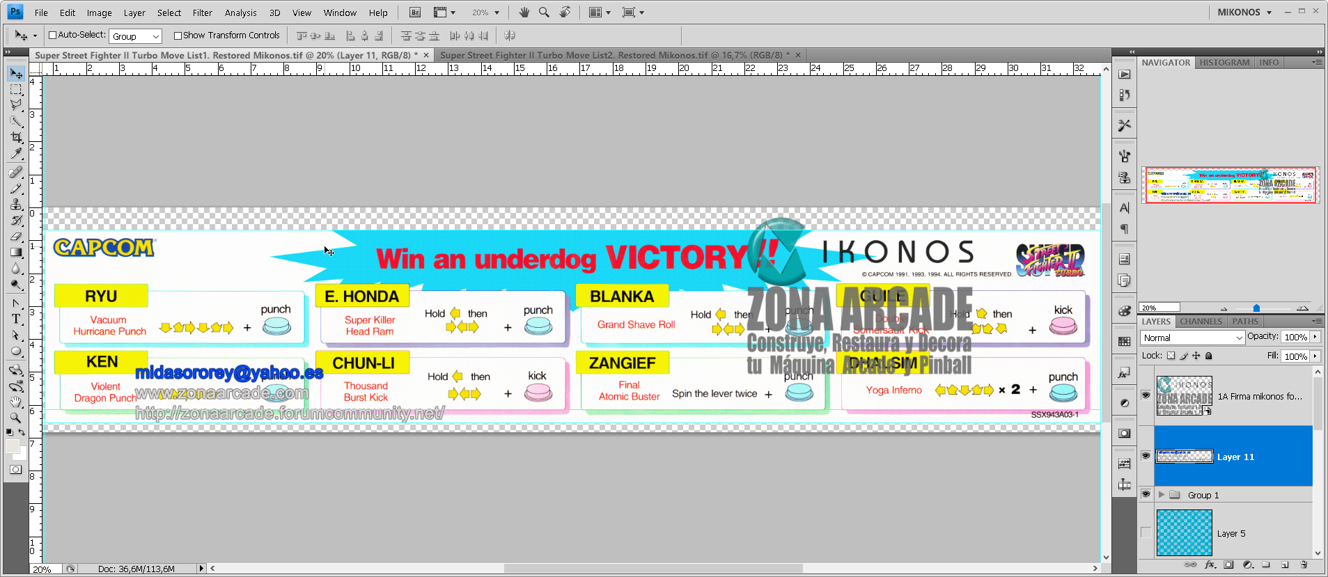 "SUPER STREET FIGHTER II TURBO MOVE LIST 1 SSX943A03-1" (CAPCOM) eng ...