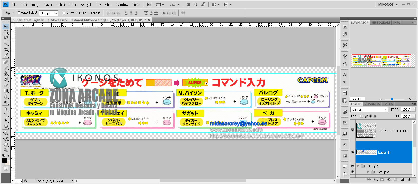 "SUPER STREET FIGHTER II X GRAND MASTER CHALLENGE X MOVE LIST 2 ...
