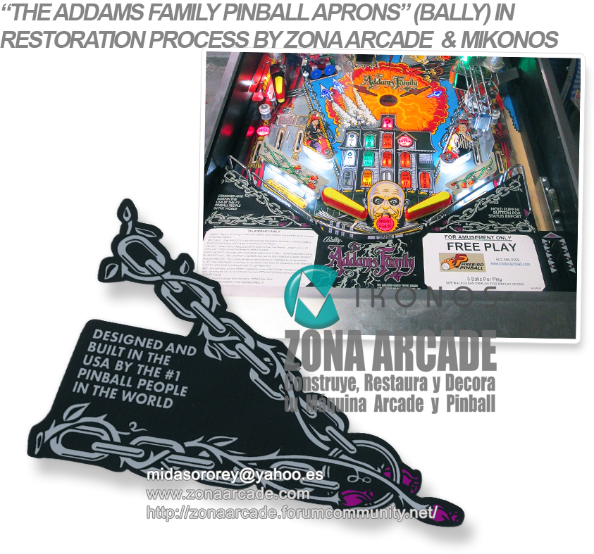 We got "THE ADDAMS FAMILY PINBALL APRONS" (BALLY) scanned files ...