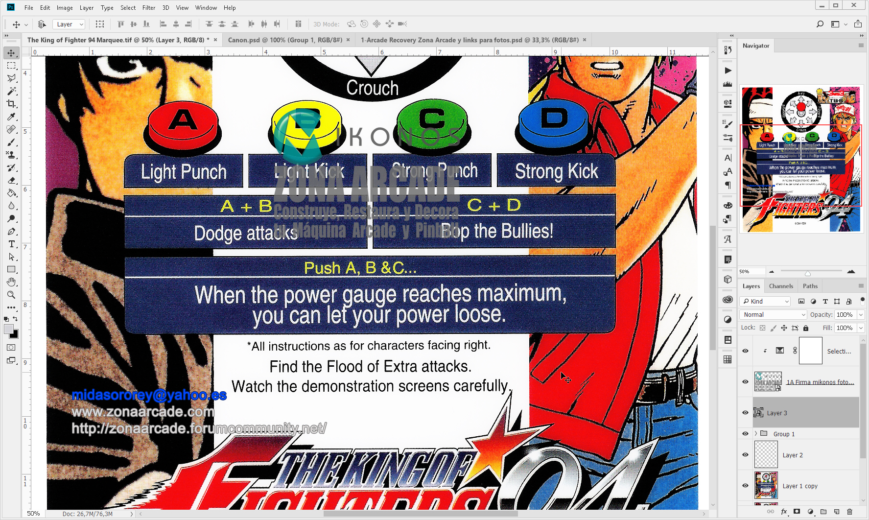 "THE KING OF FIGHTERS ´94 MINIMARQUEE" (SNK / NEO-GEO SYSTEM) eng. ver ...