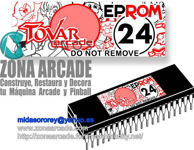 "Tovar Eprom Stickers" designed by Mikonos para usuario "Tovar"