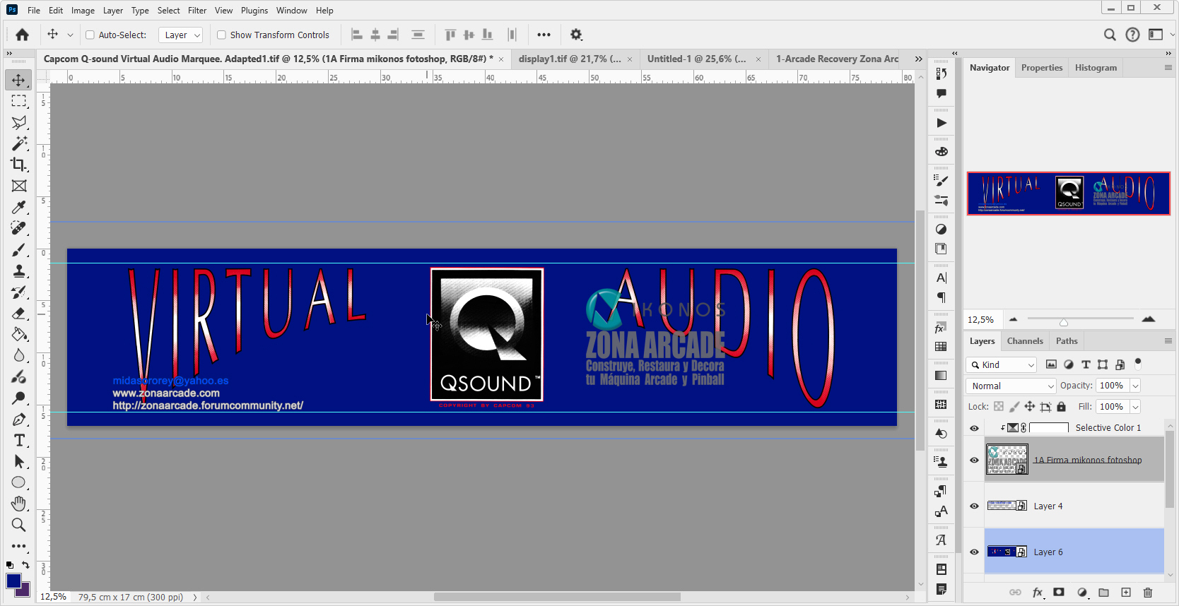 "Virtual Audio Q Sound Capcom Generic Marquee" (CAPCOM) arcade artwork ...