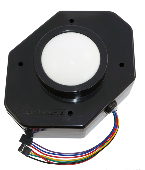 Trackball de Ultimarc para instalar en panel de control arcade de ...