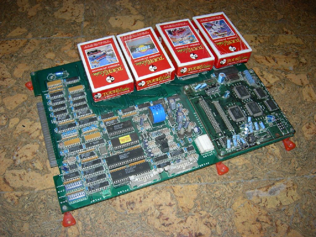 "TOUR VISION BOX STICKERS" (TOUR VISION) arcade artwork restored in ...