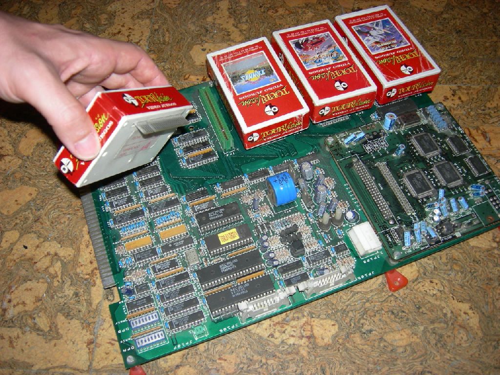 "TOUR VISION BOX STICKERS" (TOUR VISION) arcade artwork restored in ...